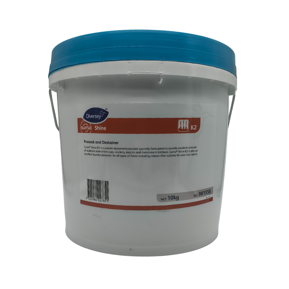 Diversey Suma Shine K2 Destainer – 10kg | Commercial supplies – Star Group
